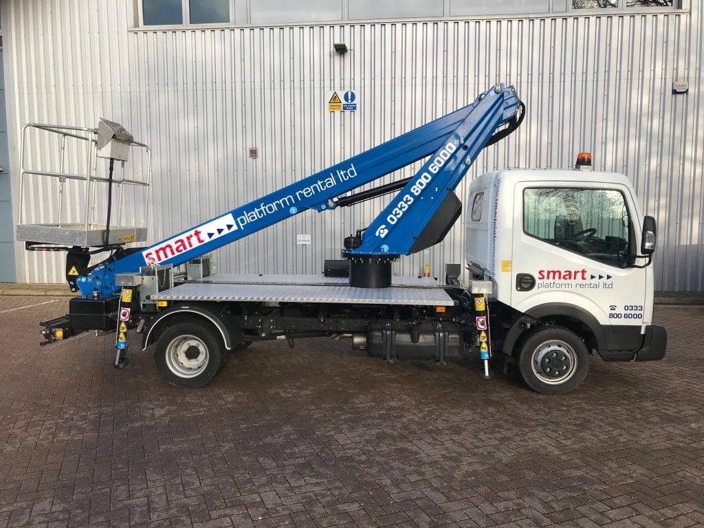 S18HY Truck Mounted Cherry Picker Platform - Smart Platforms